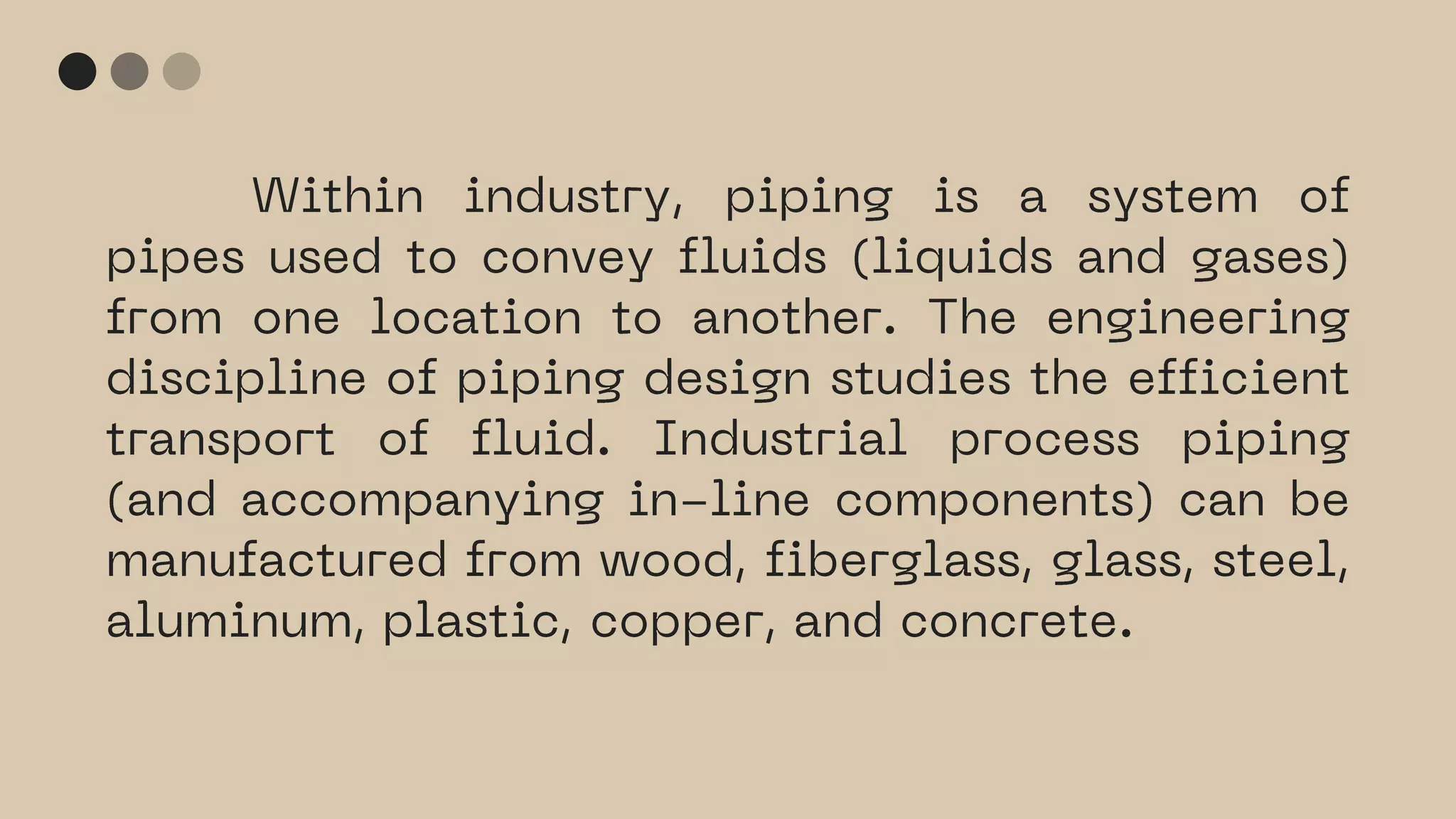 PIPE-ARRANGEMENT-FOR-LUBRICATING-OIL-AND-TRANSFER-SYSTEM.pptx