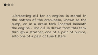 PIPE-ARRANGEMENT-FOR-LUBRICATING-OIL-AND-TRANSFER-SYSTEM.pptx