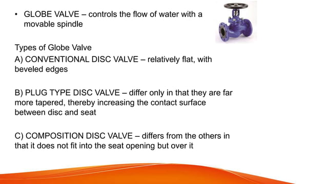 PIPE-FITTINGS-AND-PLUMBING-VALVES.pptx | Physics | Science
