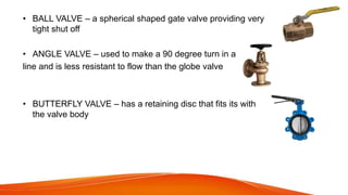 PIPE-FITTINGS-AND-PLUMBING-VALVES.pptx