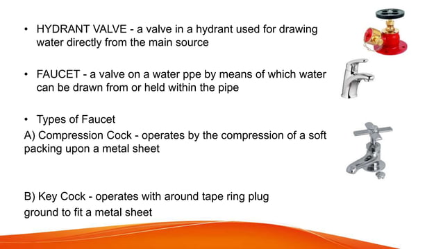 PIPE-FITTINGS-AND-PLUMBING-VALVES.pptx | Physics | Science