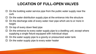 PIPE-FITTINGS-AND-PLUMBING-VALVES.pptx