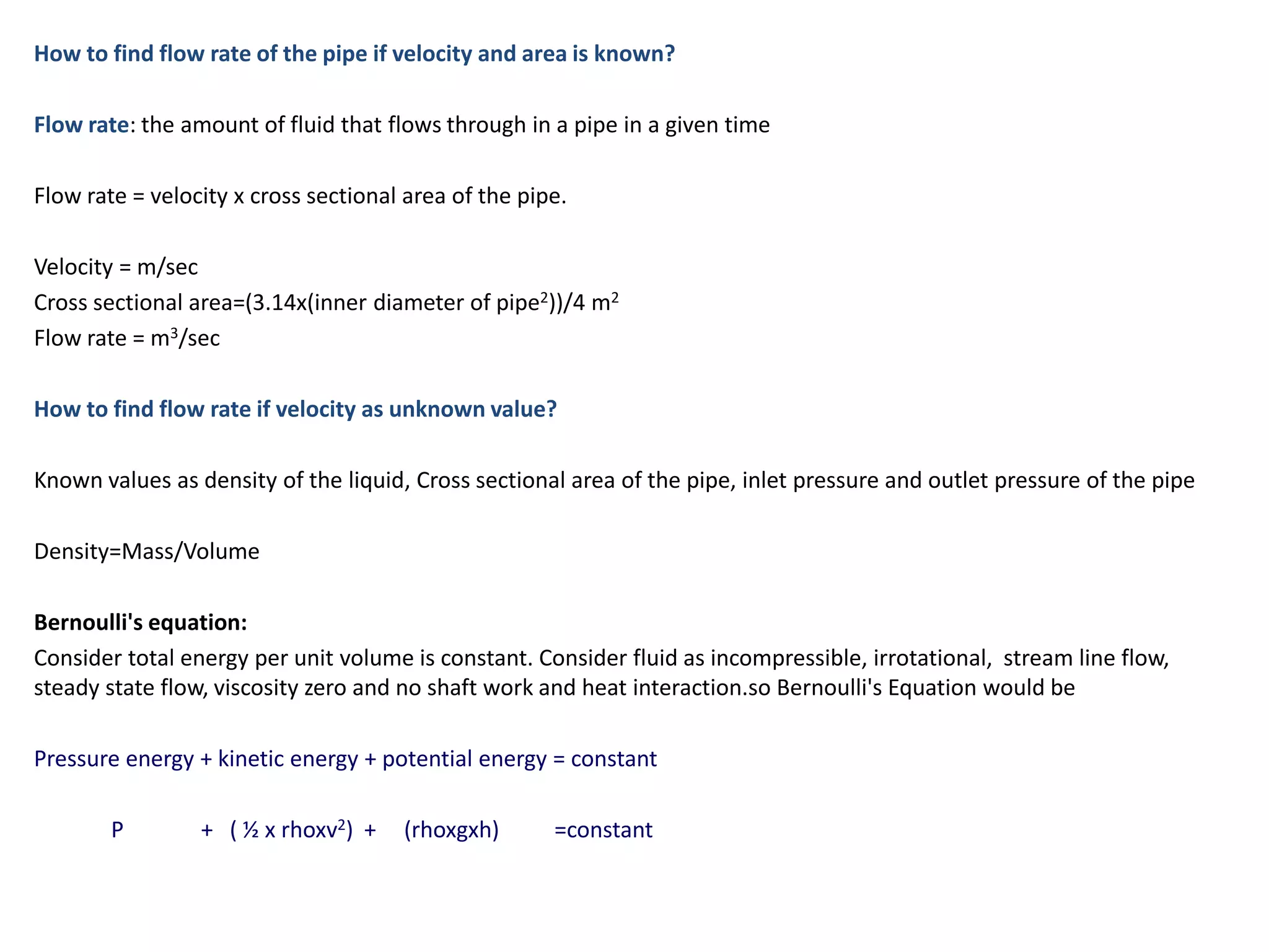 Pipe Basics and Formulas | PPTX | Chemistry | Science