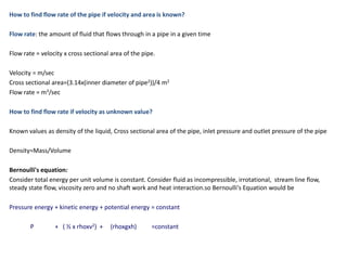 Pipe Basics and Formulas | PPT