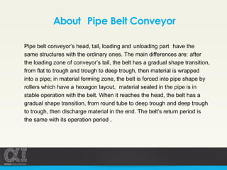 Pipe belt conveyor sophie alpha | PDF
