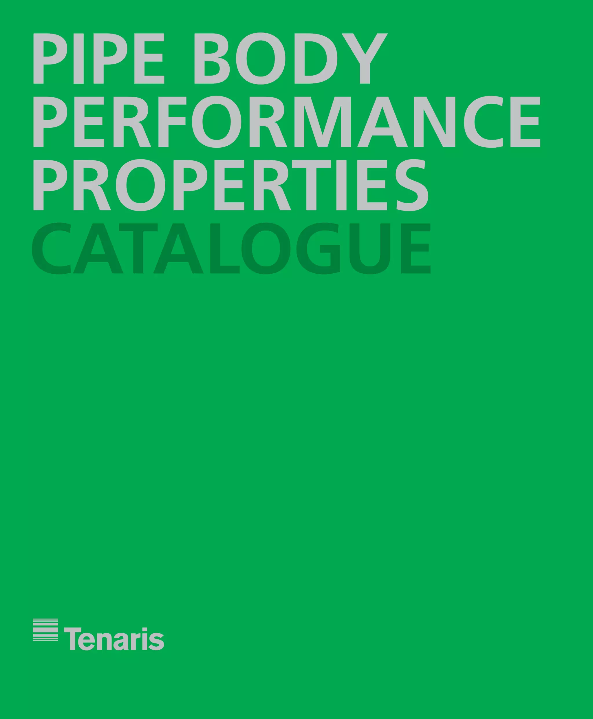 Pipe body properties catalogue | PDF