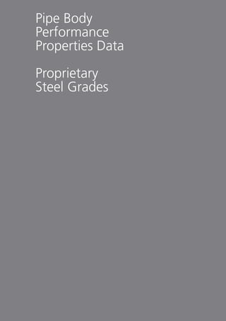 Pipe body properties catalogue | PDF