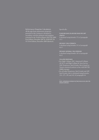 Pipe body properties catalogue | PDF