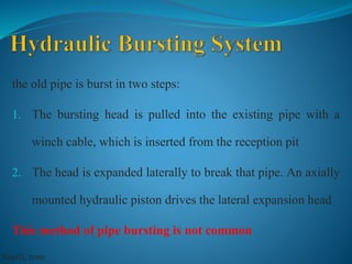 Pipe Replacement Method | PPTX | Technology & Computing