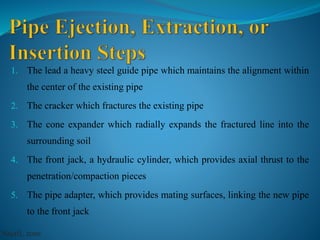 Pipe Replacement Method | PPTX | Technology & Computing