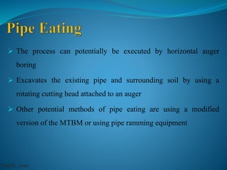Pipe Replacement Method | PPTX | Technology & Computing