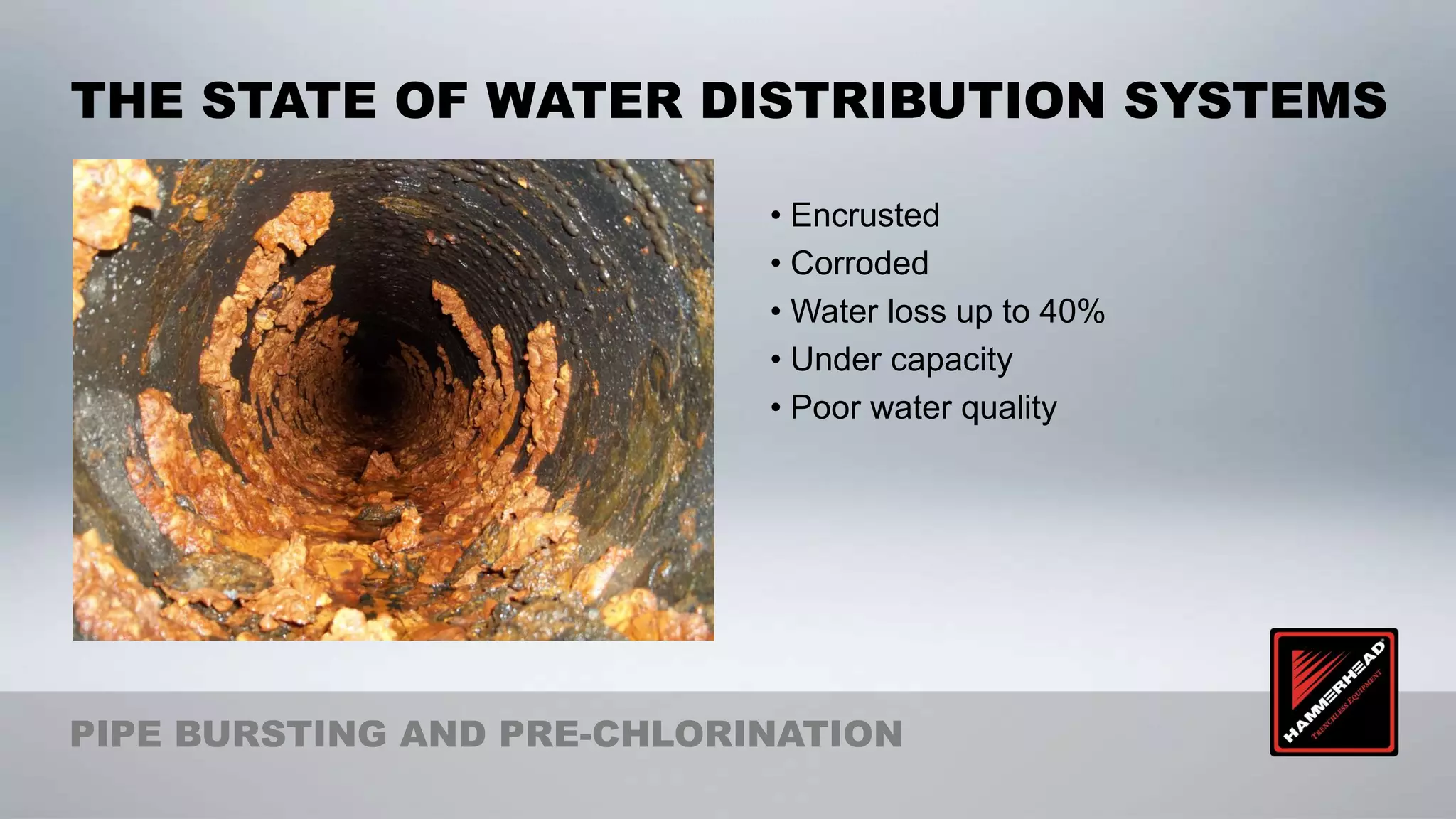 Pipe bursting and Pre-chlorination_effectiveness on large scale ...