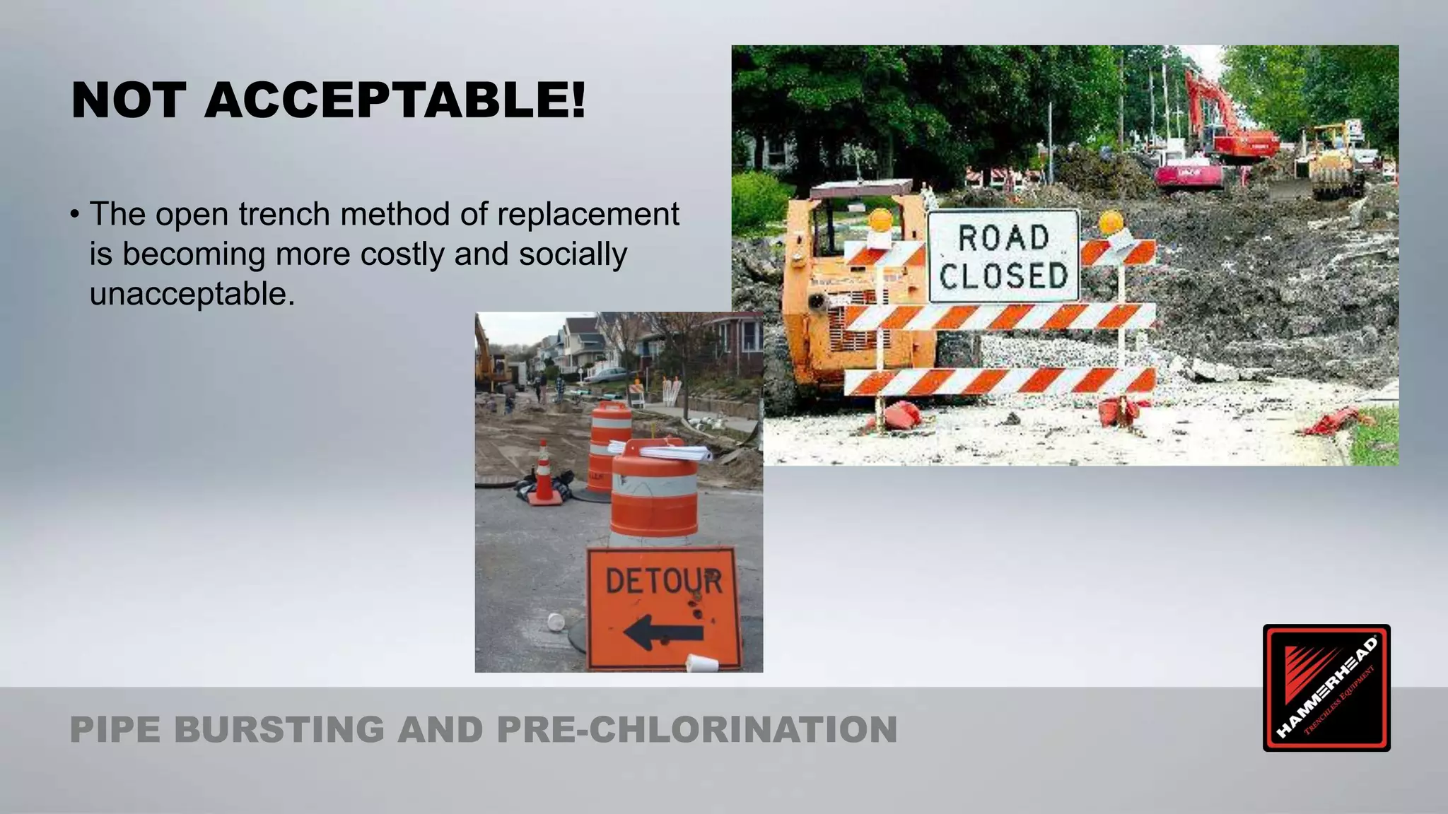 Pipe bursting and Pre-chlorination_effectiveness on large scale ...