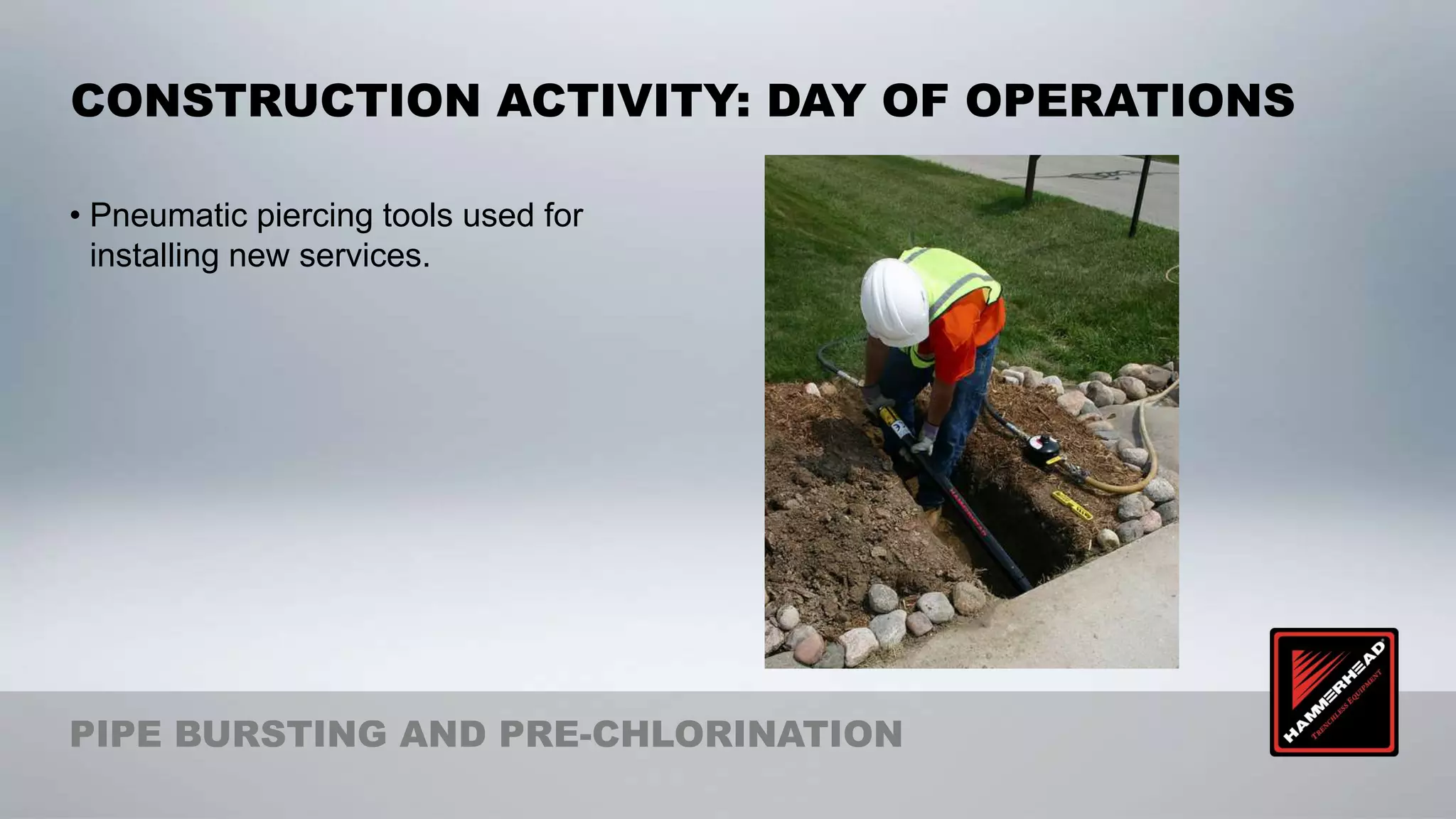 Pipe bursting and Pre-chlorination_effectiveness on large scale ...