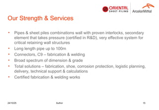 Steel Pipe Combine-wall Presentation.ppt