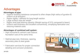Steel Pipe Combine-wall Presentation.ppt