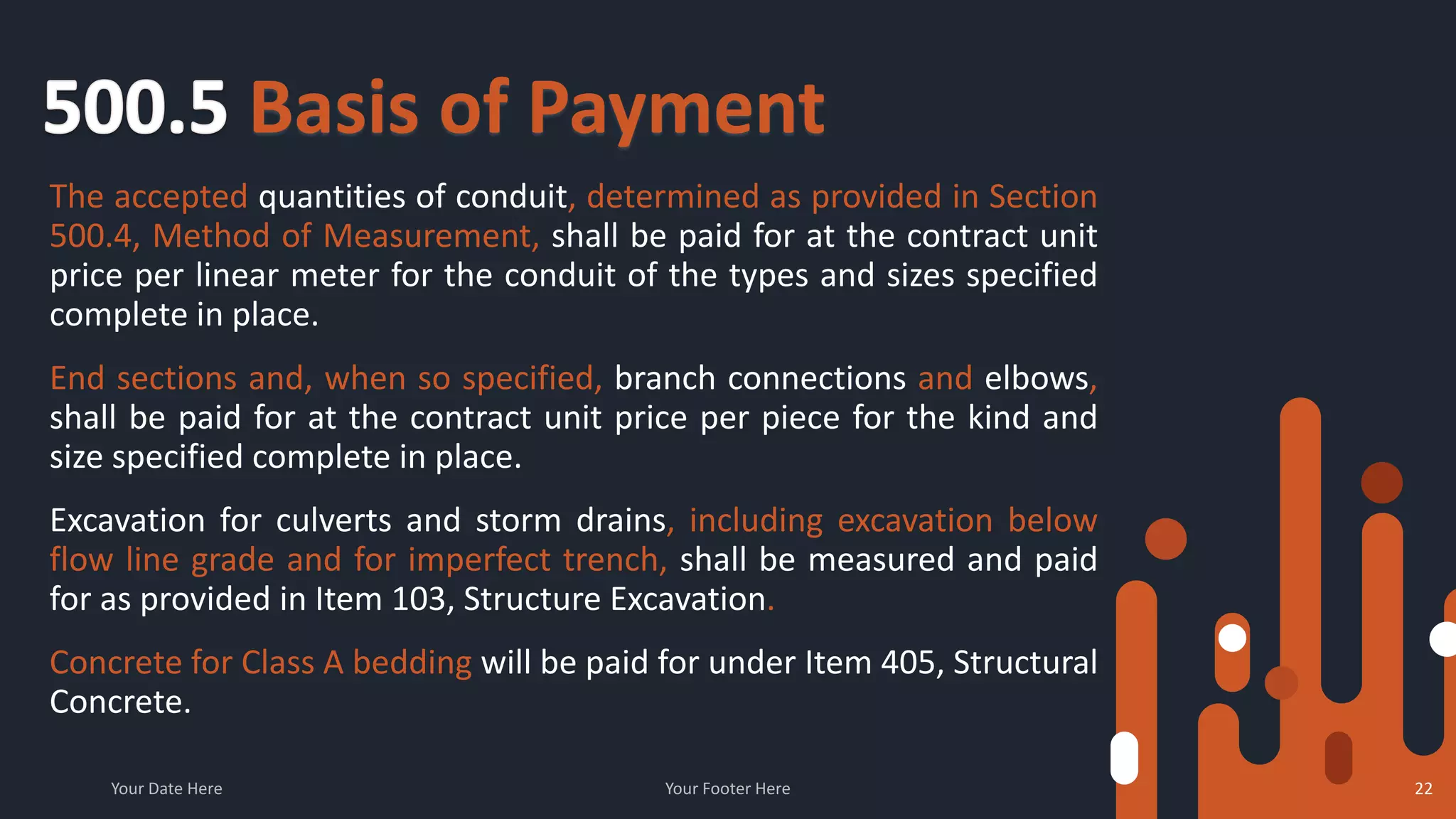 Item 500 - Pipe Culverts and Storm Drains | PPTX