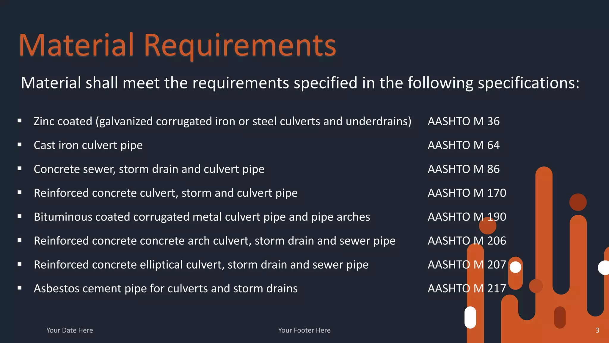 Item 500 - Pipe Culverts and Storm Drains | PPTX