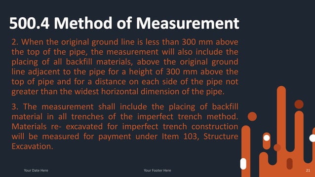 Item 500 - Pipe Culverts and Storm Drains | PPTX