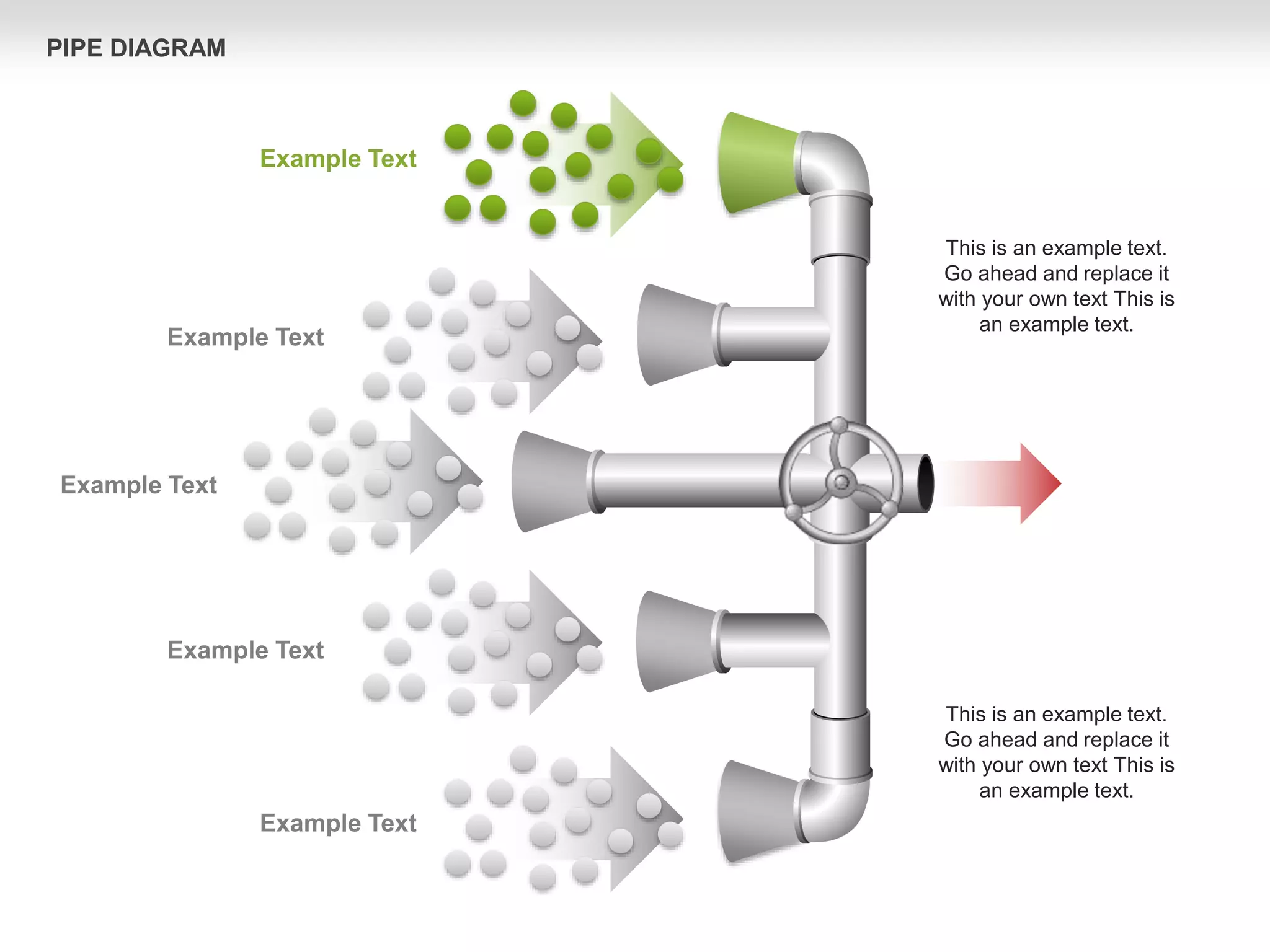 Pipe Diagrams (for PowerPoint and Google Slides) | PPTX