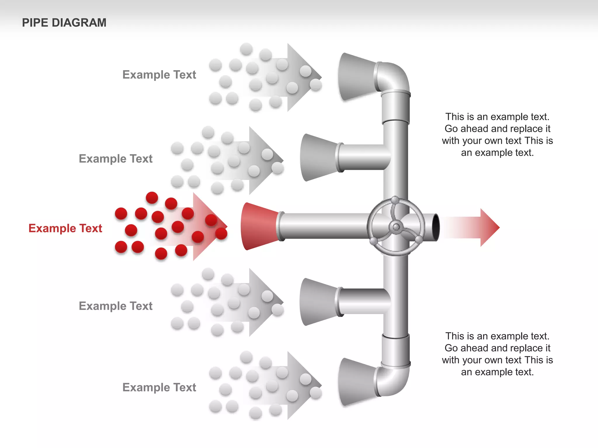 Pipe Diagrams (for PowerPoint and Google Slides) | PPTX