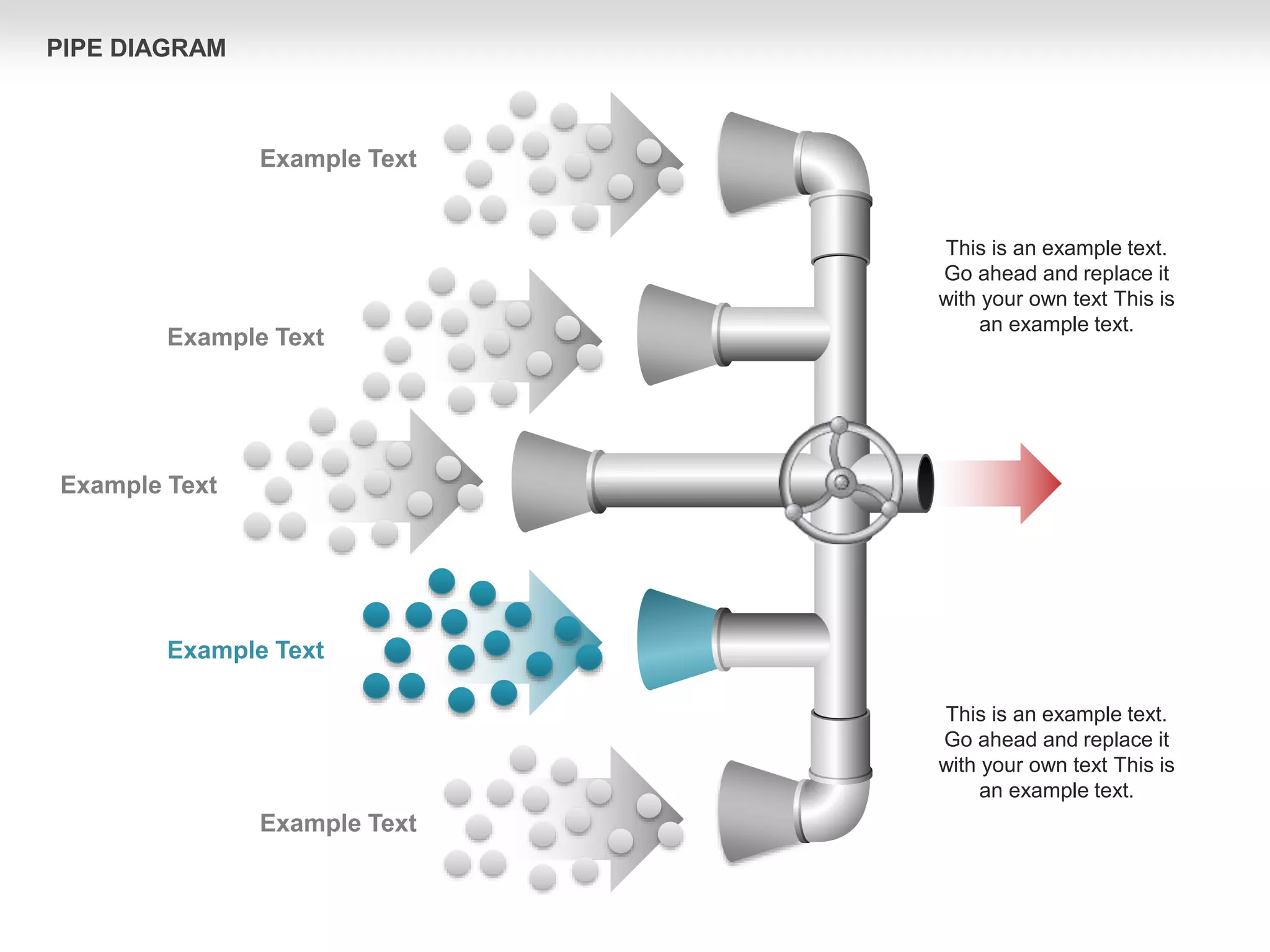 Pipe Diagrams (for PowerPoint and Google Slides) | PPTX