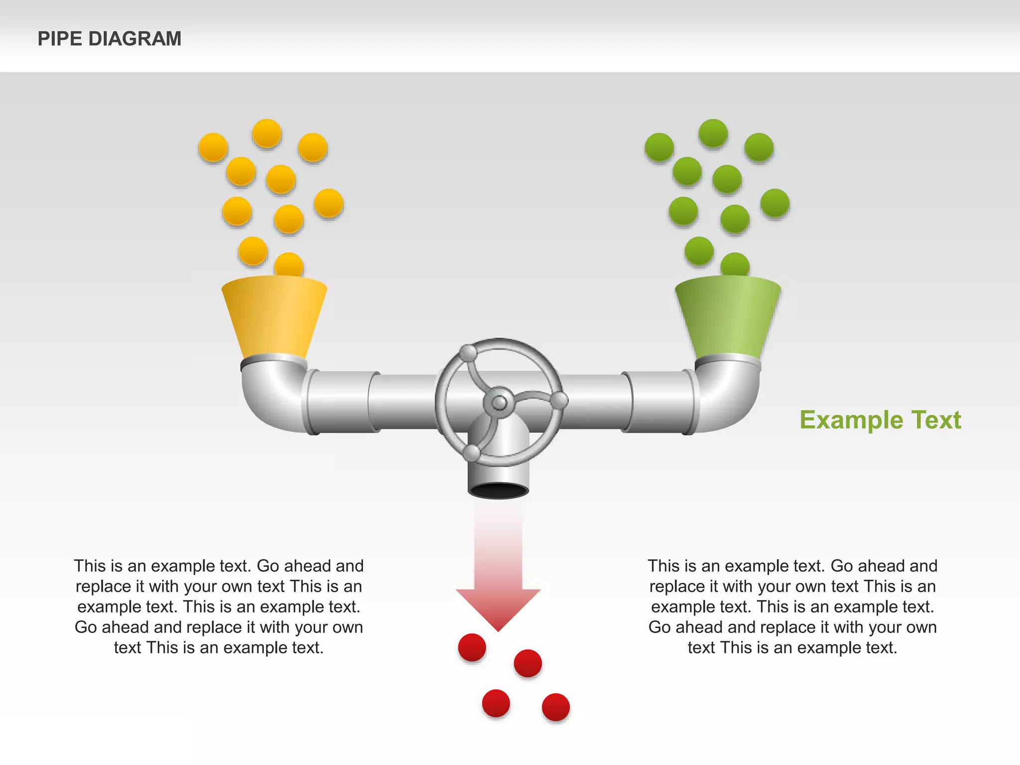 Pipe Diagrams (for PowerPoint and Google Slides) | PPTX