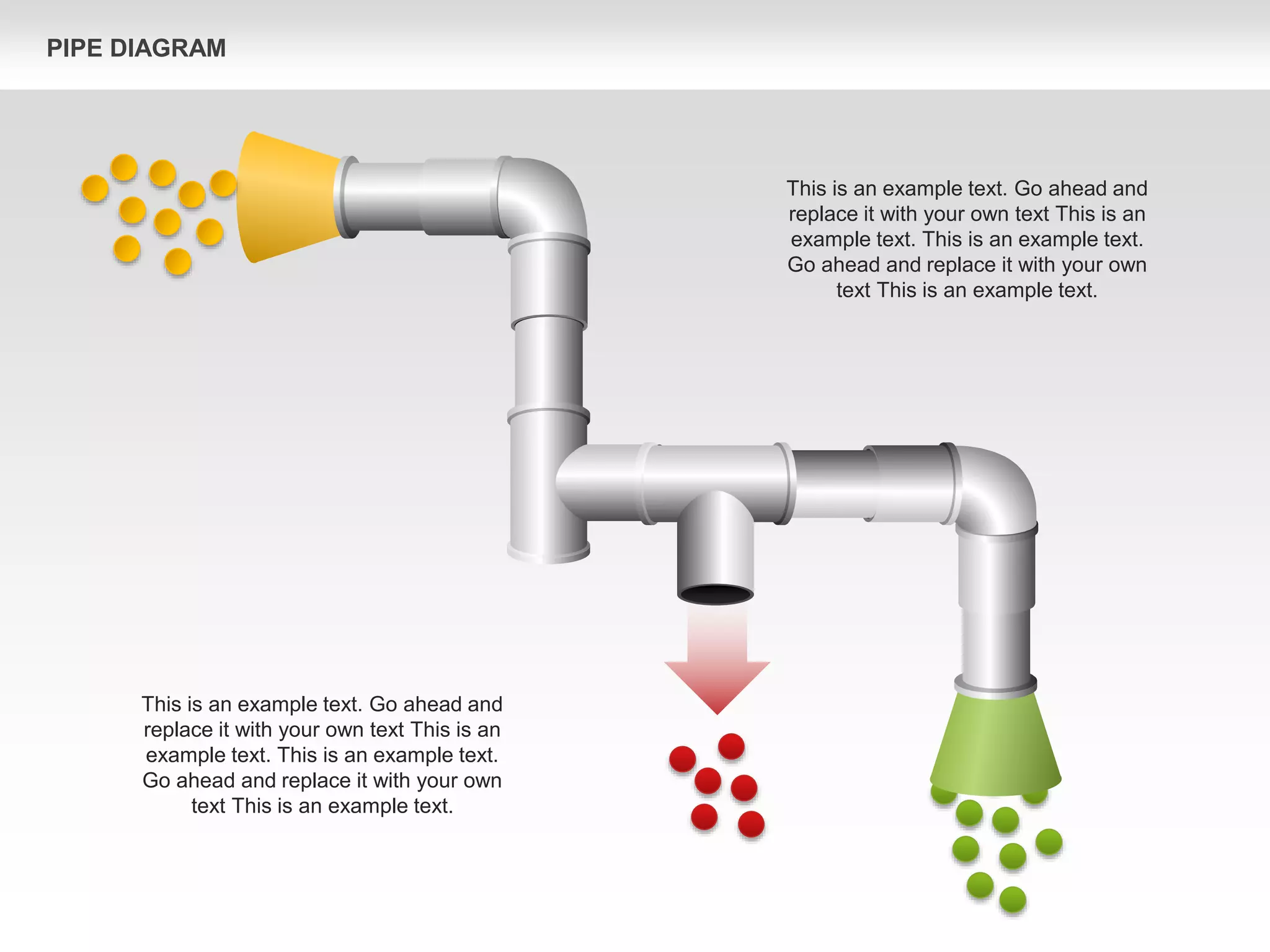 Pipe Diagrams (for PowerPoint and Google Slides) | PPTX