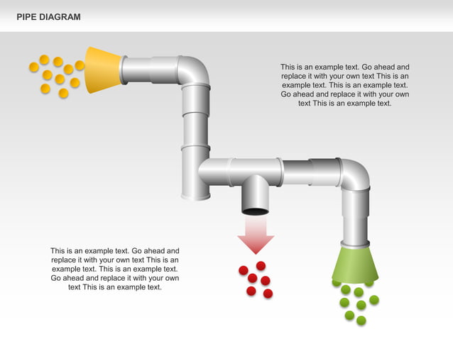 Pipe Diagrams (for PowerPoint and Google Slides) | PPTX