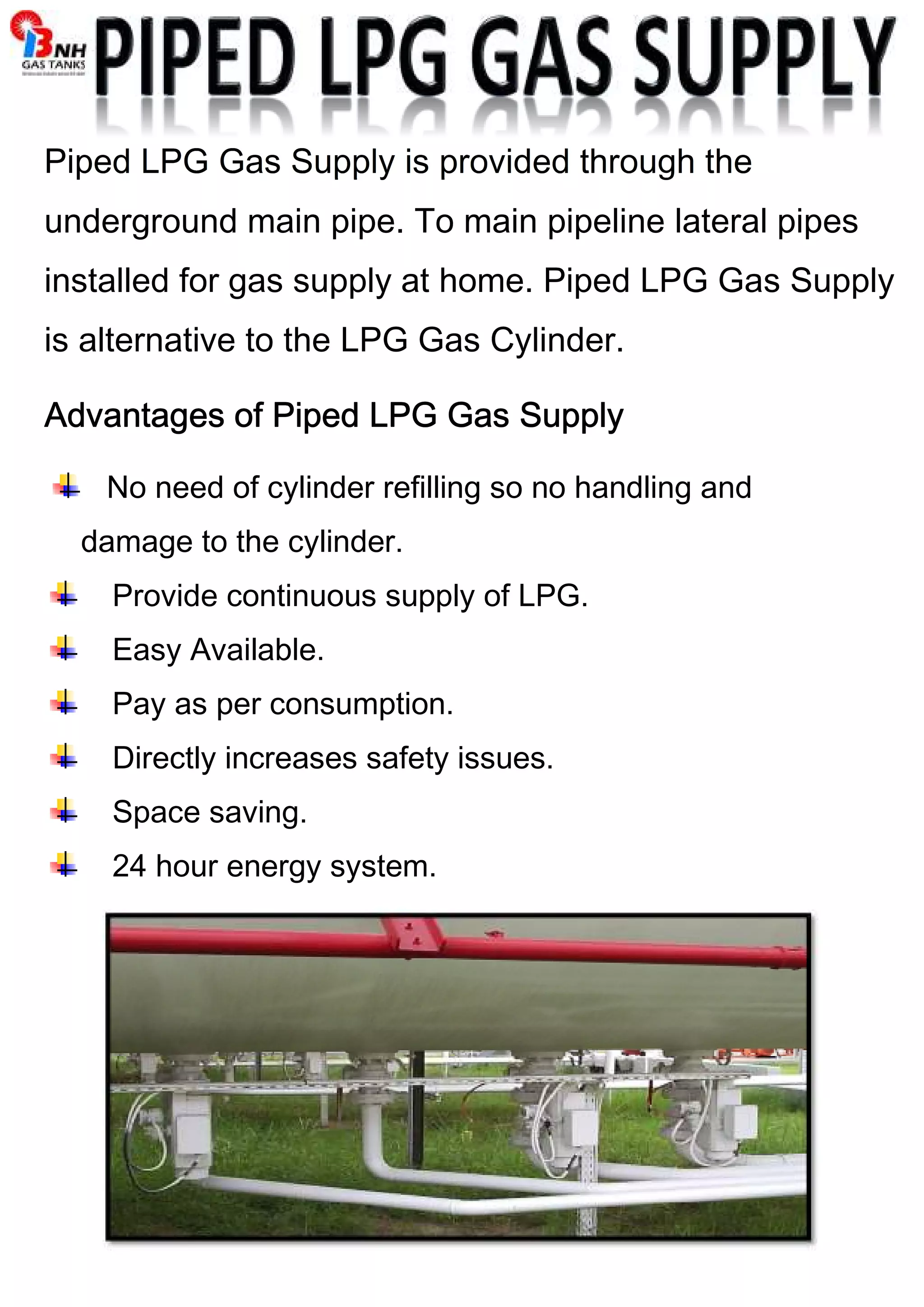 PIPED LPG GAS SUPPLY | PDF