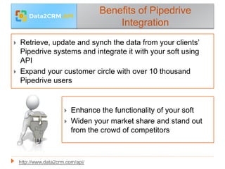 Pipedrive API Integration | PPT