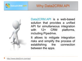 Pipedrive API Integration | PPT