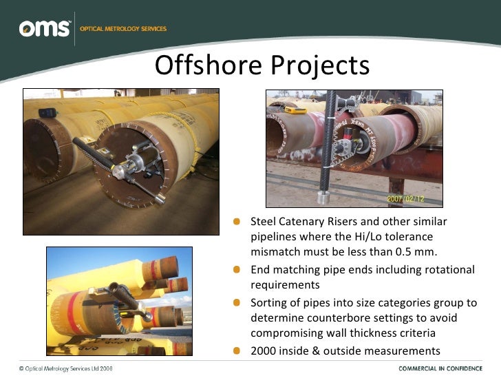 Pipe End Dimensioning Service