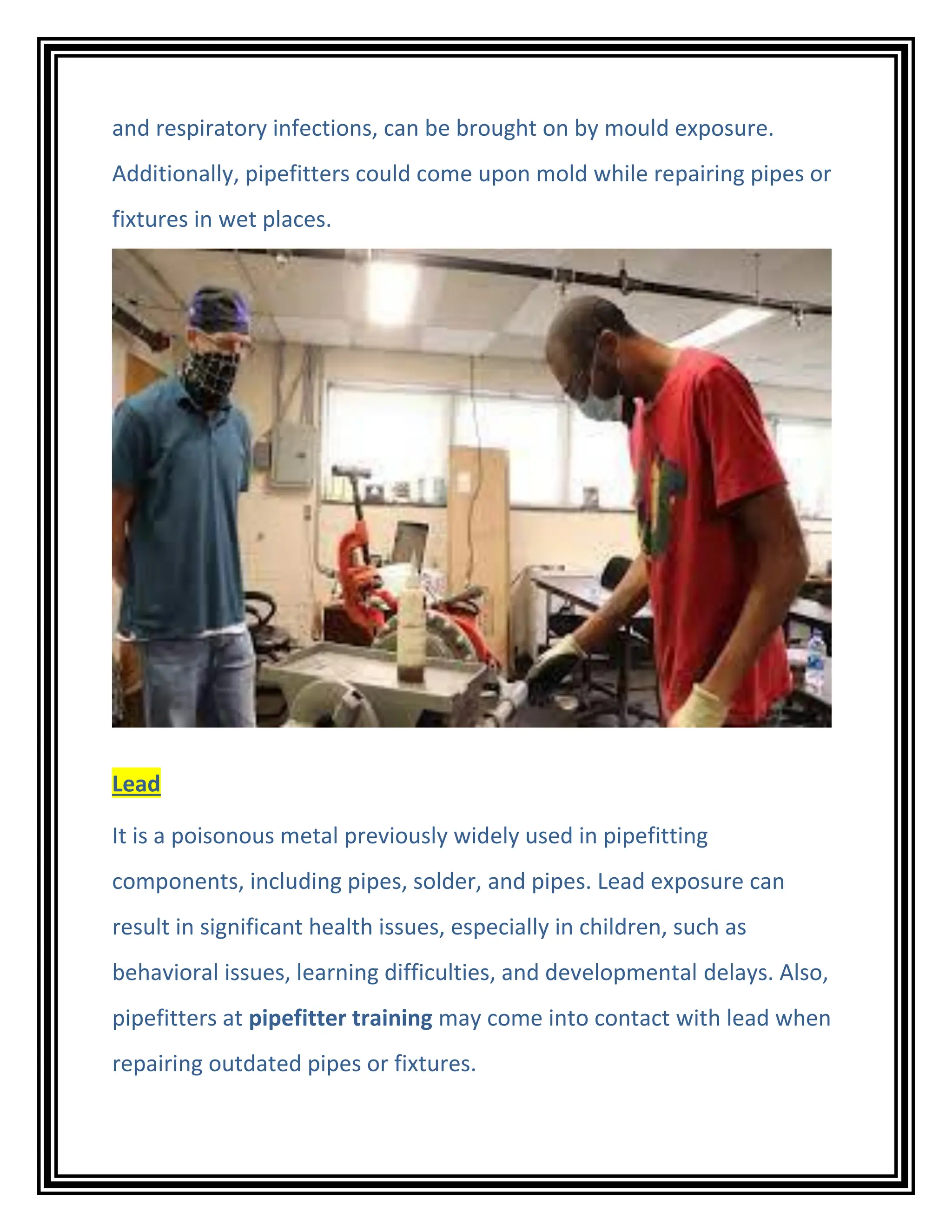 Pipefiting Vocational Programs: Guide To Safe Pipefitting | PDF