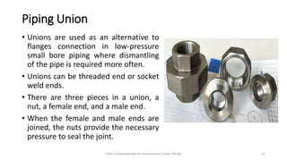 Pipe fittings | PPTX