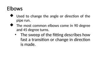 Most common Pipe Fittings in Plumbing.ppt