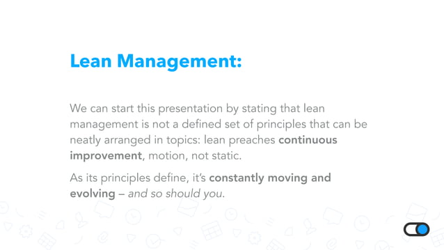 What is lean management? | PPT