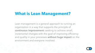 What is lean management? | PPT