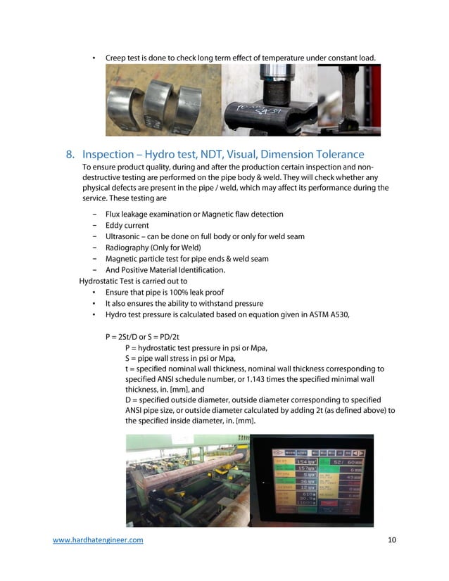 Fundamental of Pipe / Pipeline used in Process Piping. | PDF | Science
