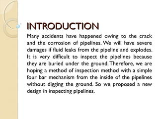 Pipe inspection robot | PPT