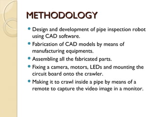 Pipe inspection robot | PPT