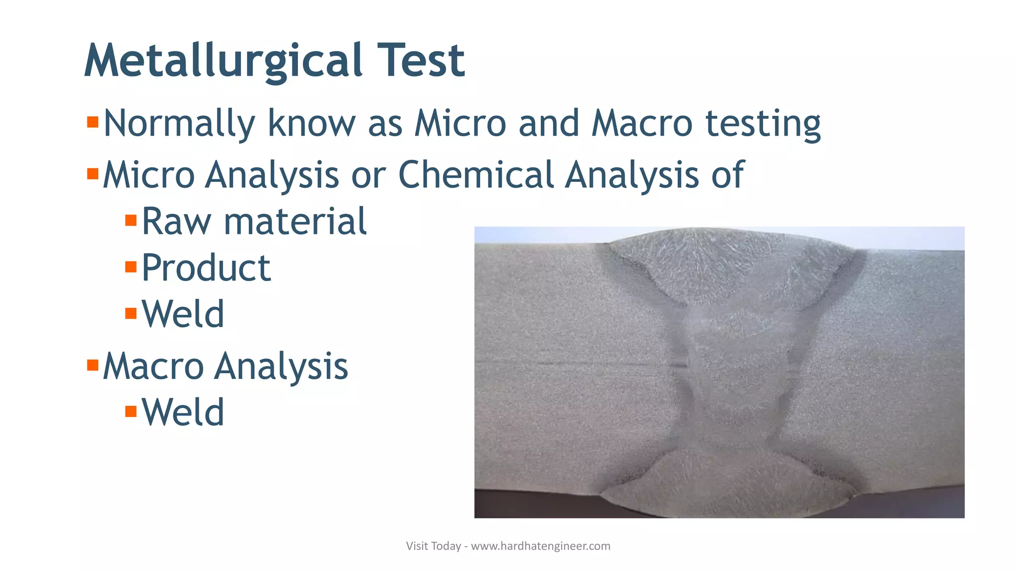 Pipe Hydrotest , Inspection, Visual and Dimensional Inspection ...