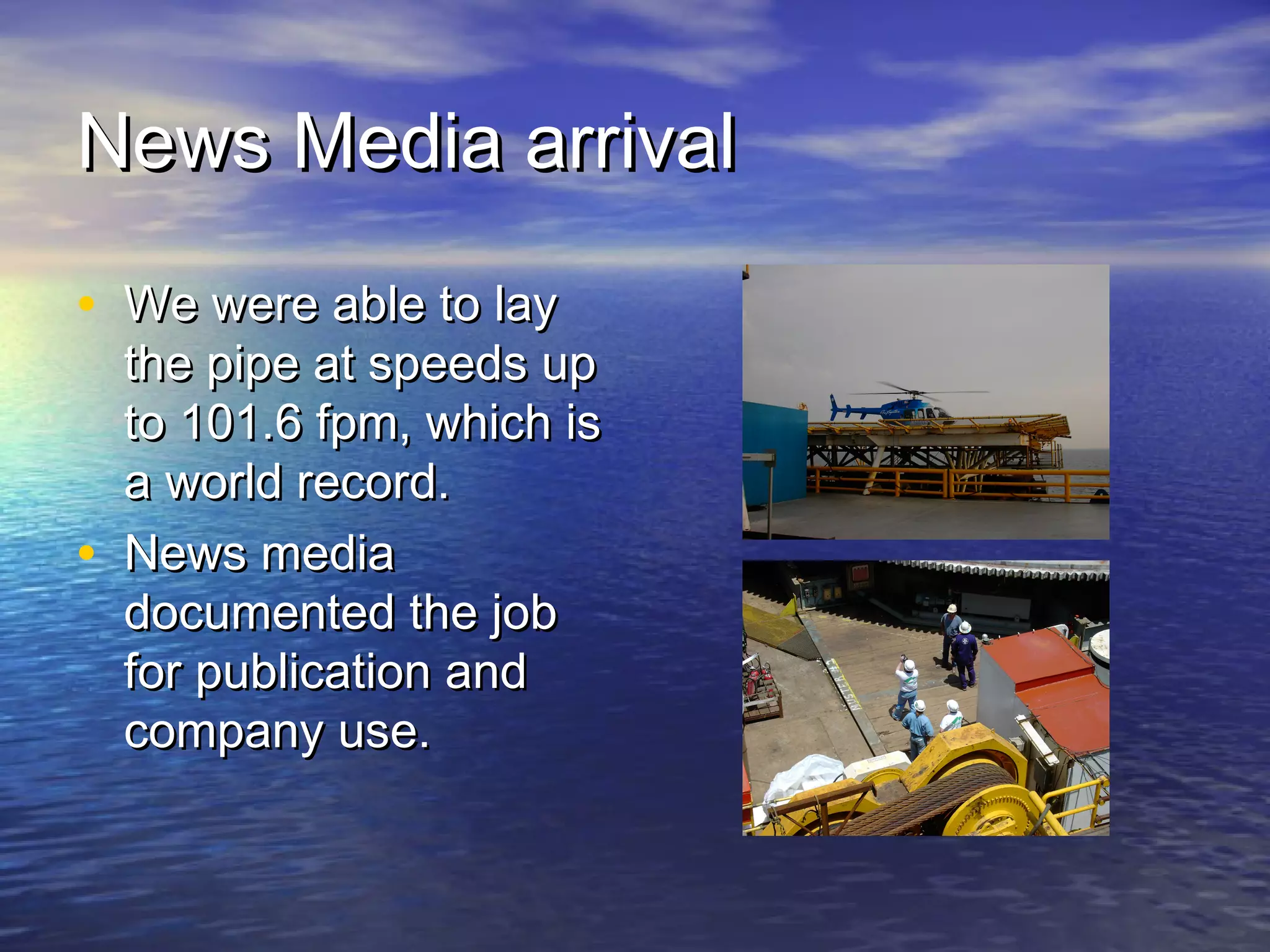 Pipe laying barge | PPT