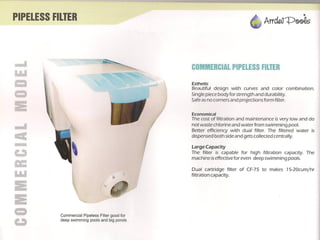swimming pool filtration plant pipeless filters | PPT