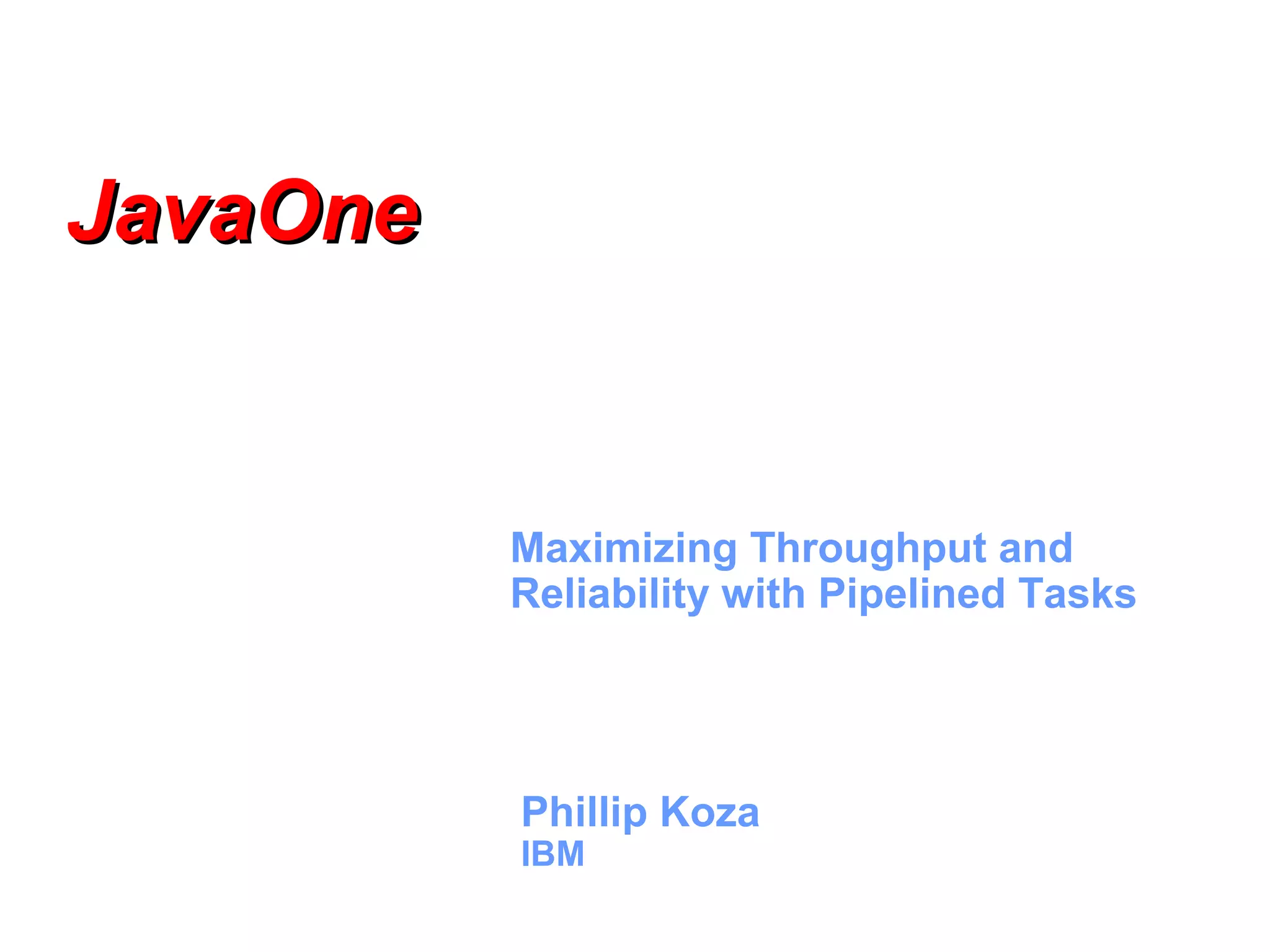 Maximizing Throughput And Reliability With Pipelined Tasks Ppt Cloud Computing Internet