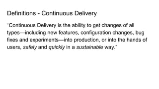 Continuous Delivery - Pipeline as-code | PPTX