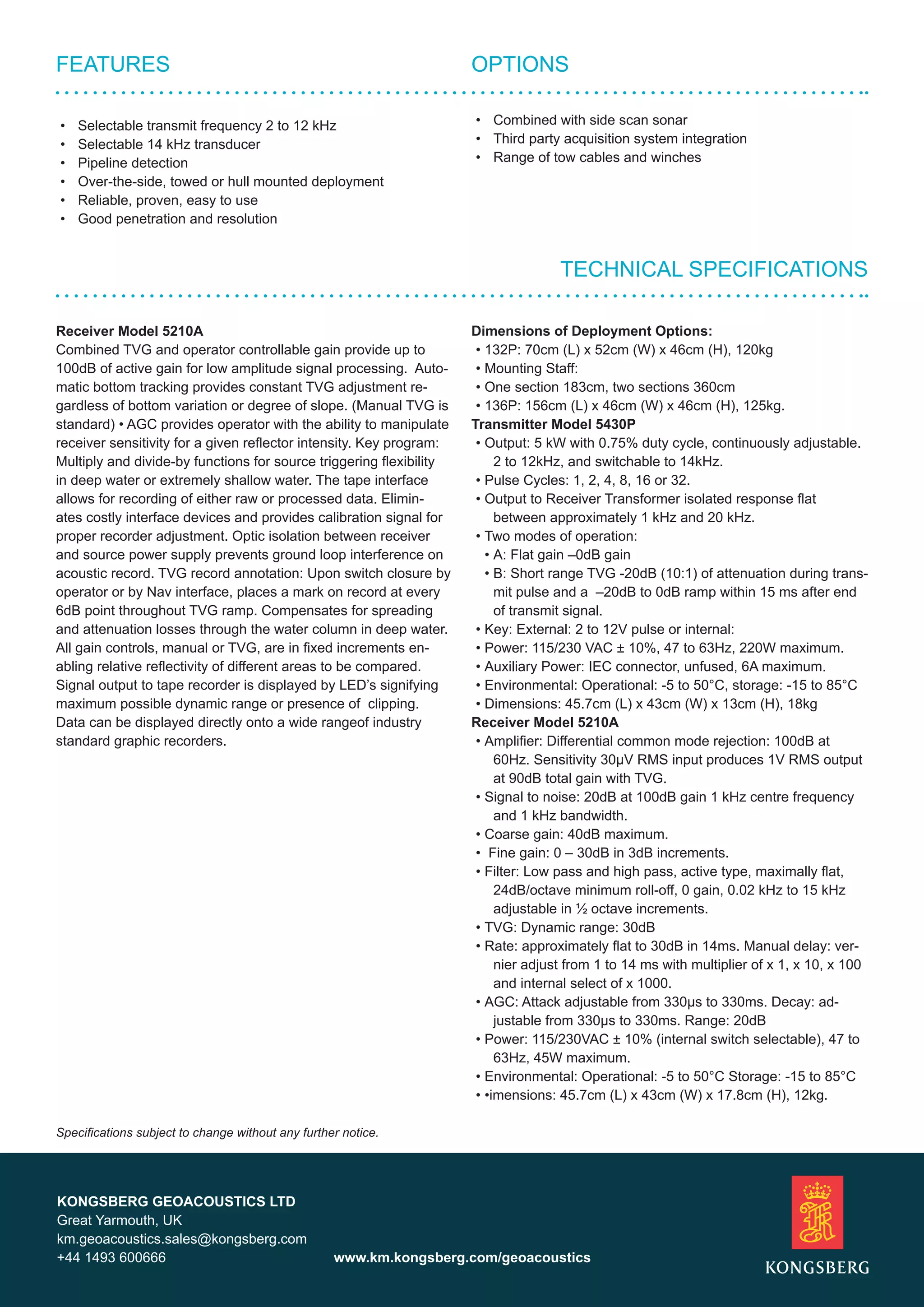 Pipeline detection-sub-bottom-profiler | PDF