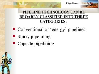 Pipeline Transportation 123 | PPT