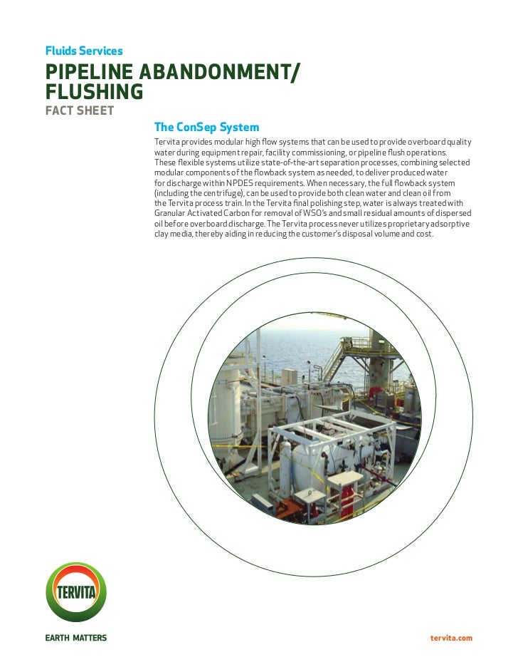 Pipeline abandonment flushing