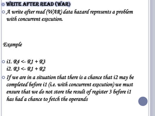 Pipeline and data hazard | PDF